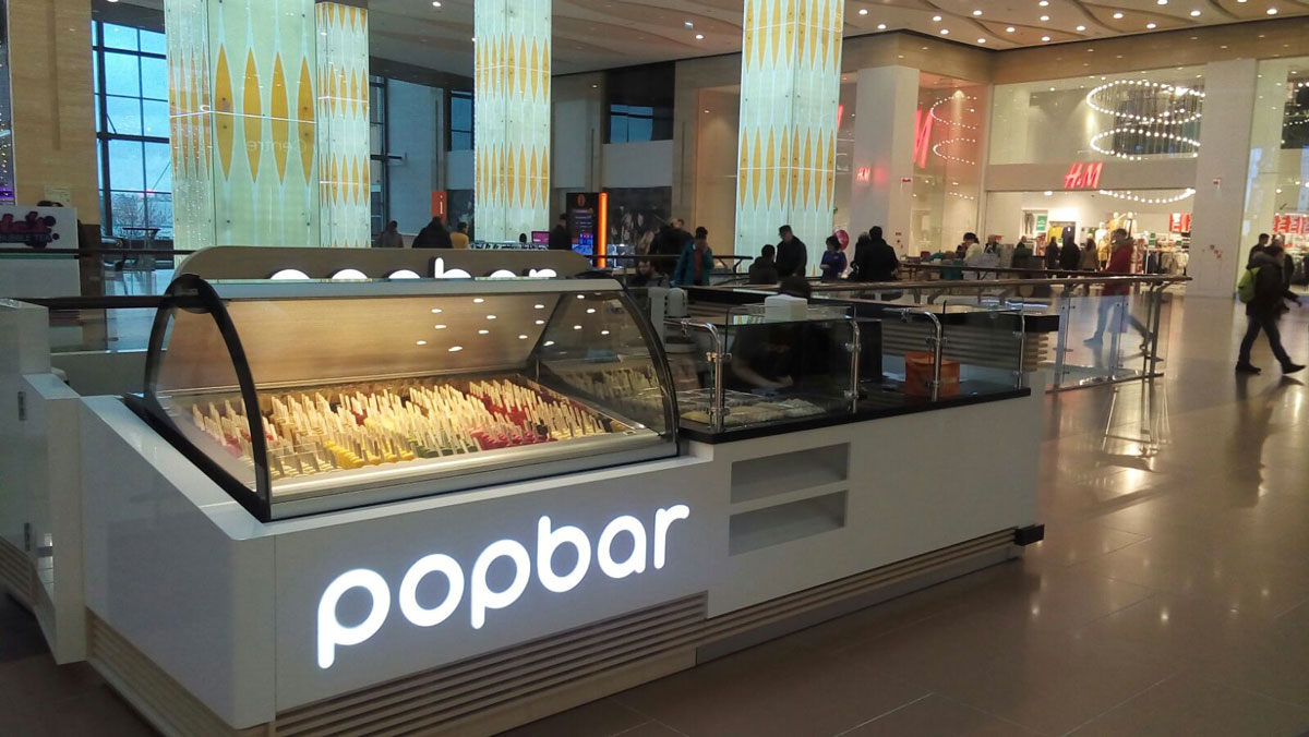 Popbar opens a new store in Columbus mall - Moscow - Kikkirossi